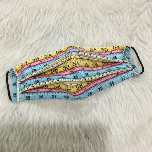 Handmade | Accessories | Adult Face Mask Handmade Novelty Measuring ...